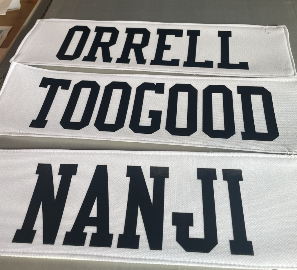 Velcro name Bars – Dash Pro Sports